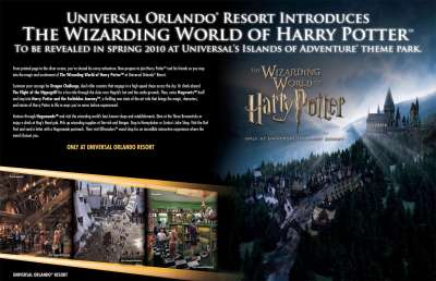 Brochure reveals Wizarding World of Harry Potter ride details ...